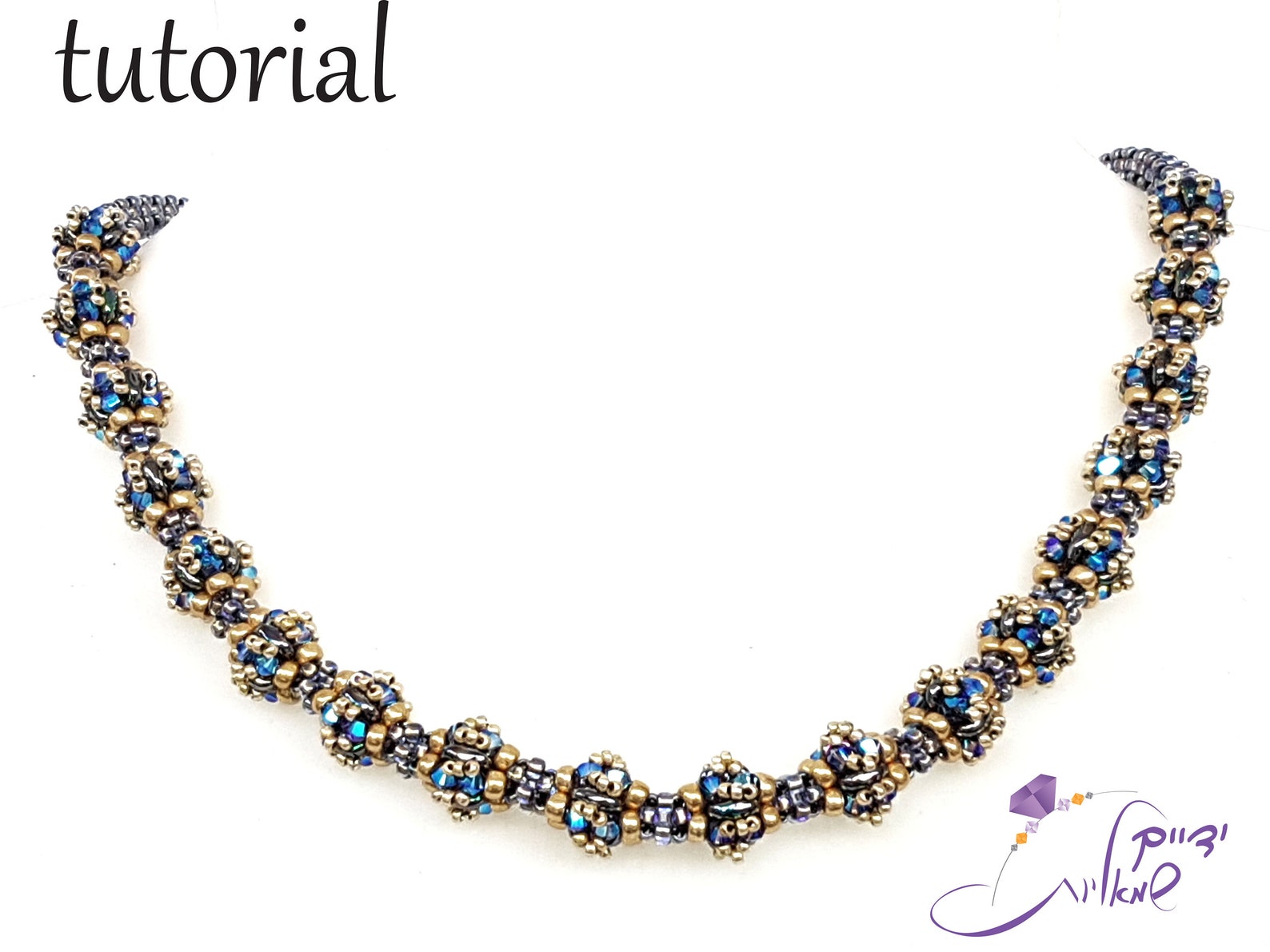 Beading Tutorial, Bead Weaving Pattern, Necklace Pattern, Bead Weaving ...