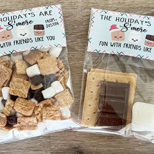 Christmas Favor Tags, Christmas Treat Tags, Holiday Treats for ...