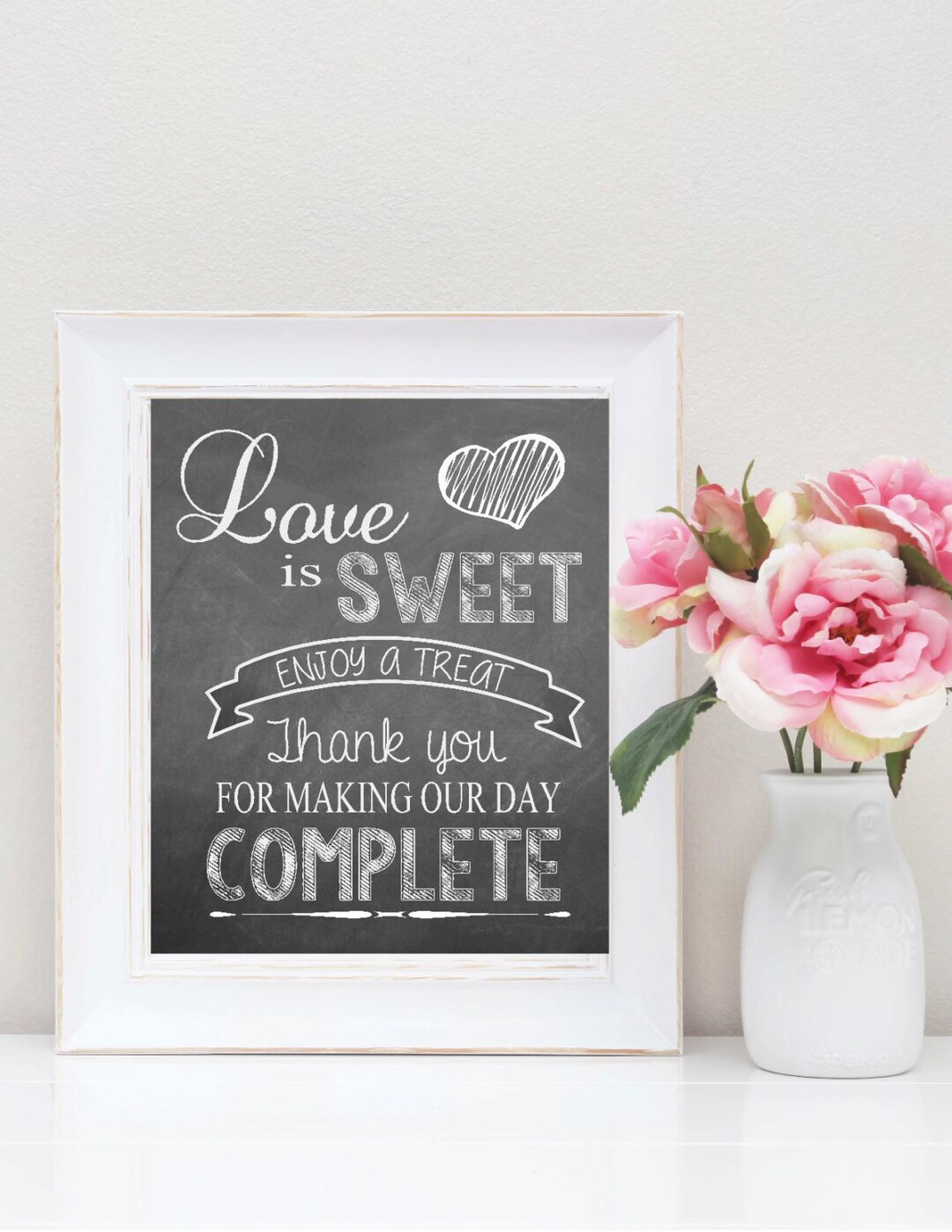 INSTANT DOWNLOAD Candy Buffet Sign, Wedding Candy Sign, Chalkboard ...