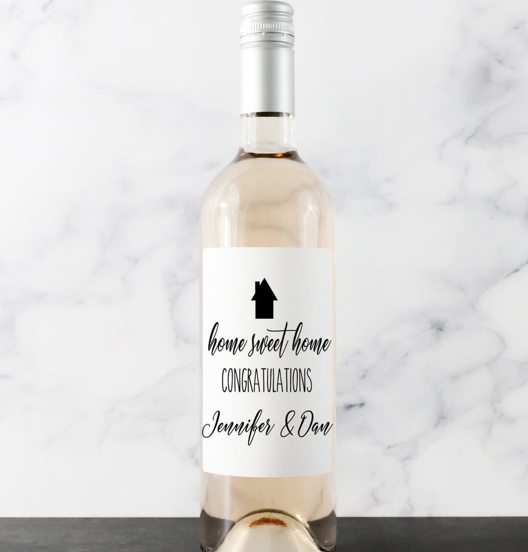 New Home Wine Label, House Warming Gift, New Home, Wine Labels, Home ...