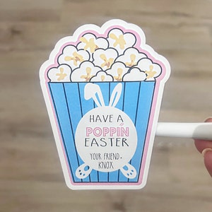 Easter Class Gift, Popcorn Kids Easter, Kids Easter Classroom Gifts ...