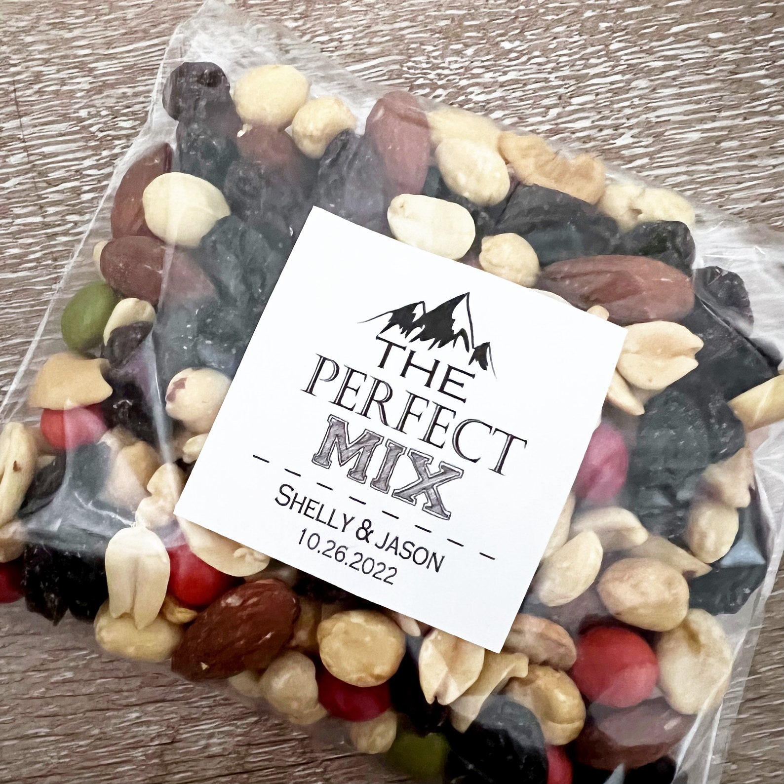 The Perfect Mix Bags Trail Mix Labels Trail Mix Bags Trail - Etsy