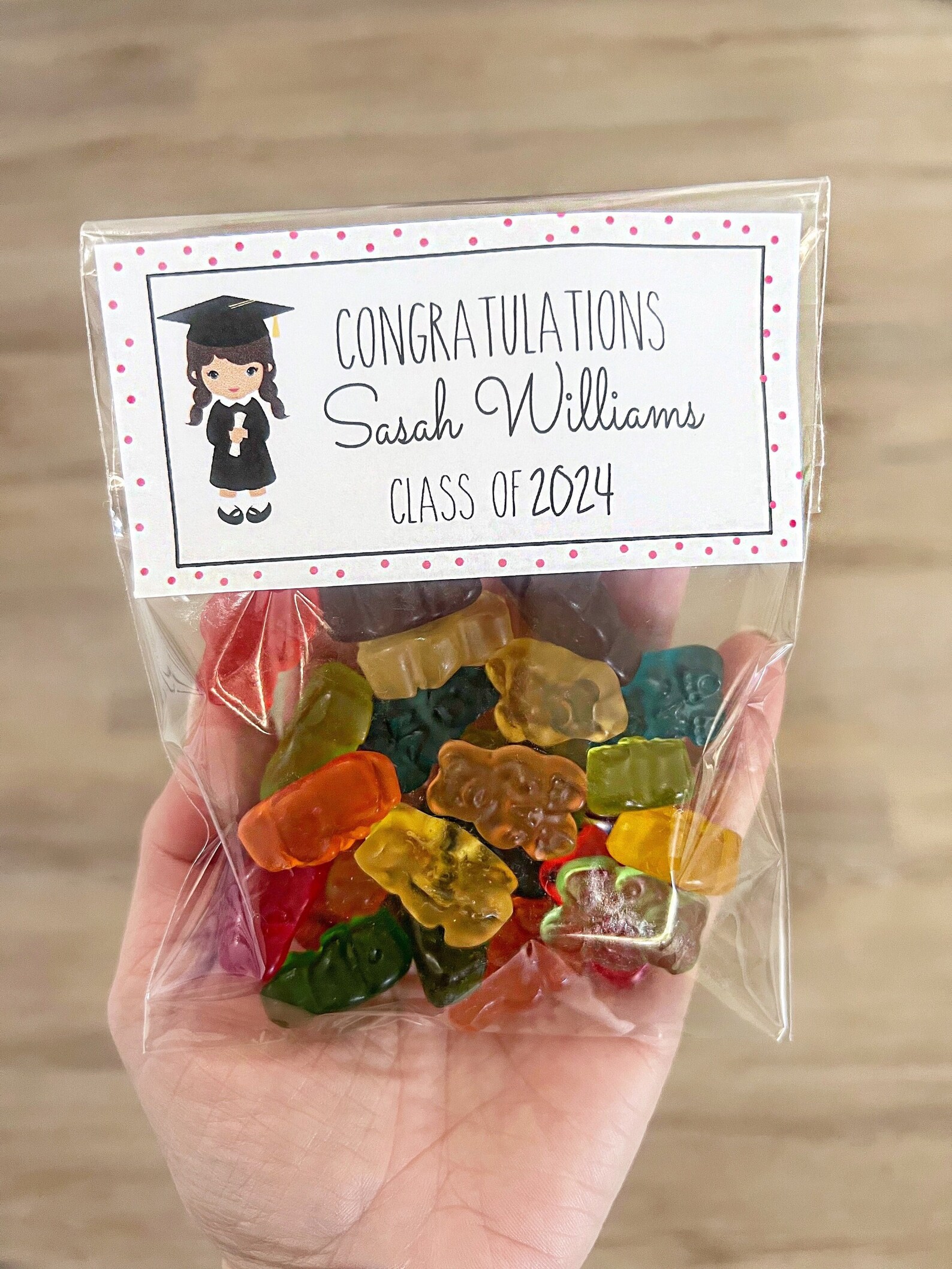 Graduation Favors, Graduation Sticker and Bags, Graduation Treat Bags ...
