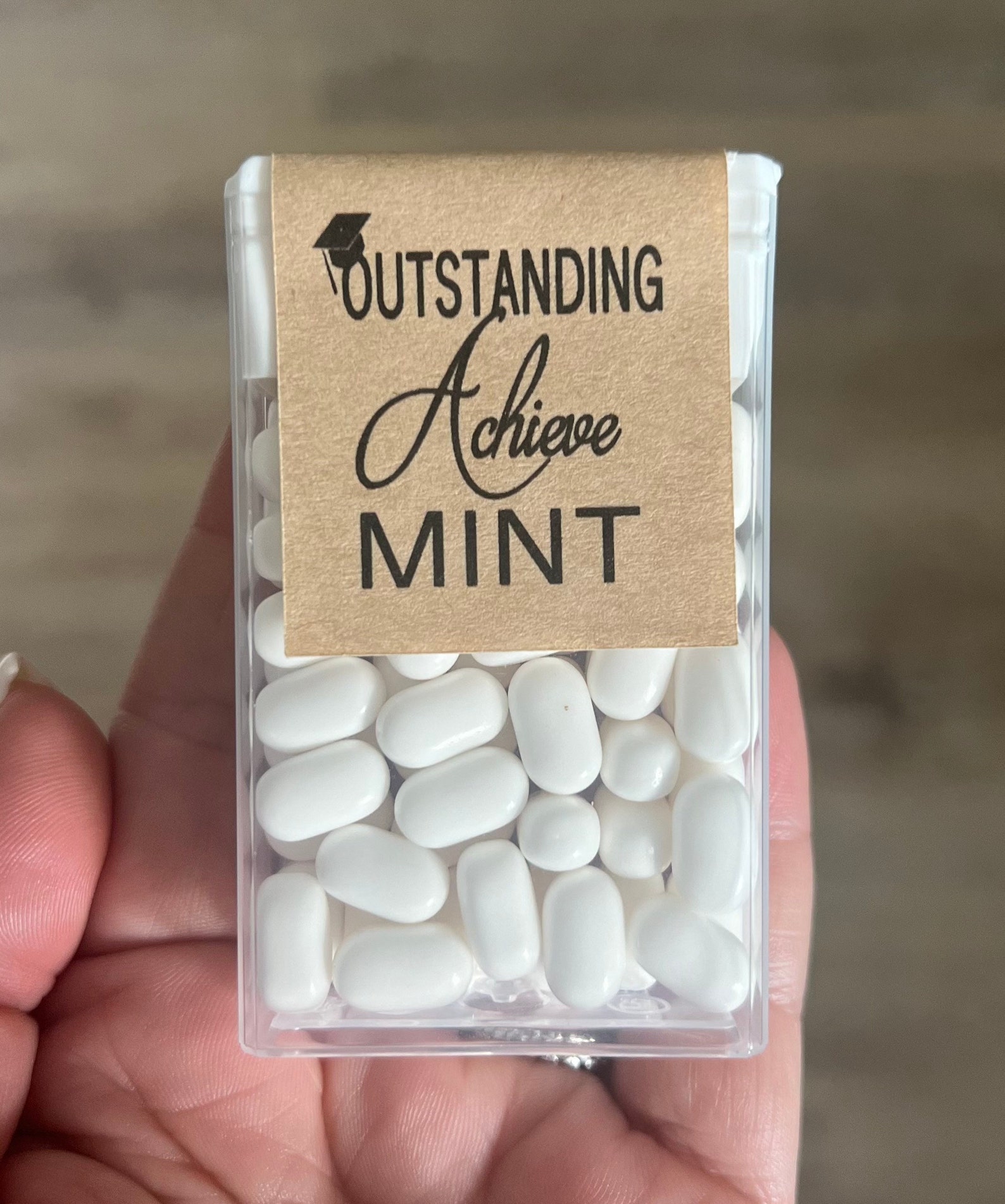 Mint Graduation Favor Labels, Graduation Favors, Mint Party Favors ...