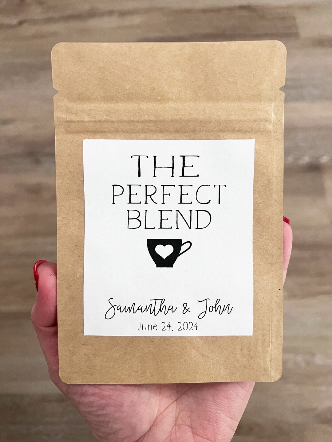 The Perfect Blend, Coffee Wedding Favors, Coffee Favors, Coffee Bags ...