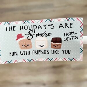 Christmas Favor Tags, Christmas Treat Tags, Holiday Treats for ...