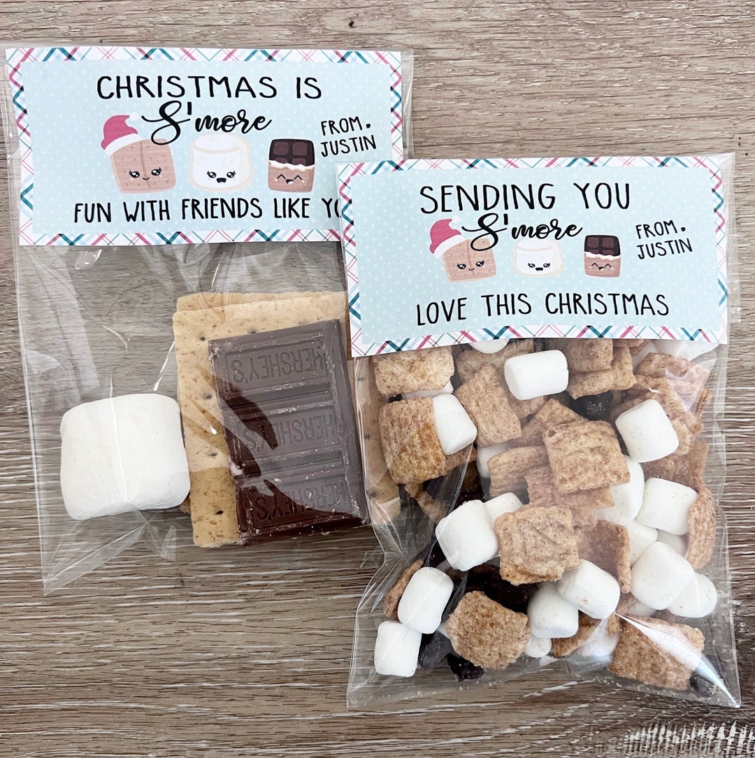 Christmas Favor Tags, Christmas Class Gifts, Holiday Treats for ...