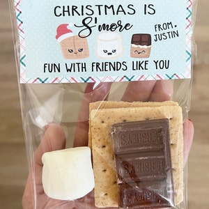 Christmas Favor Tags, Christmas Class Gifts, Holiday Treats for ...