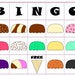 Ice Cream Bingo Game Digital Download 30 Cards - Etsy