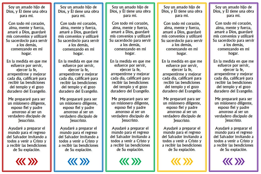 Youth Theme Bookmarks (spanish) - Etsy