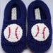 Baseball Slippers - Children's Sizes - Etsy