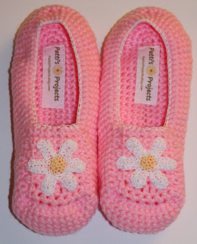 Flower Slippers standard Sole Adult Sizes - Etsy
