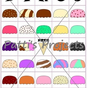 Ice Cream Party Games Bundle - Digital Download - Etsy