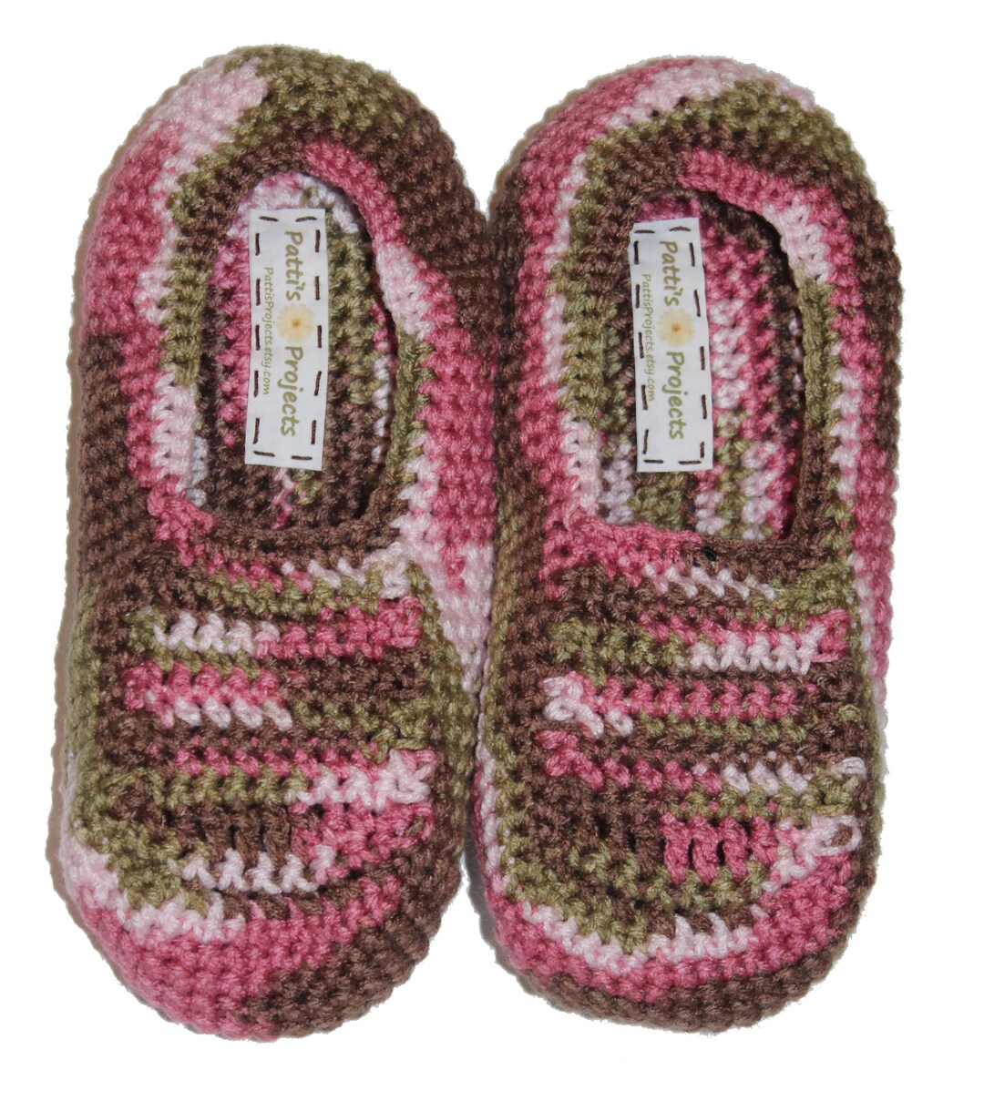 Pink Camo Slippers - Etsy
