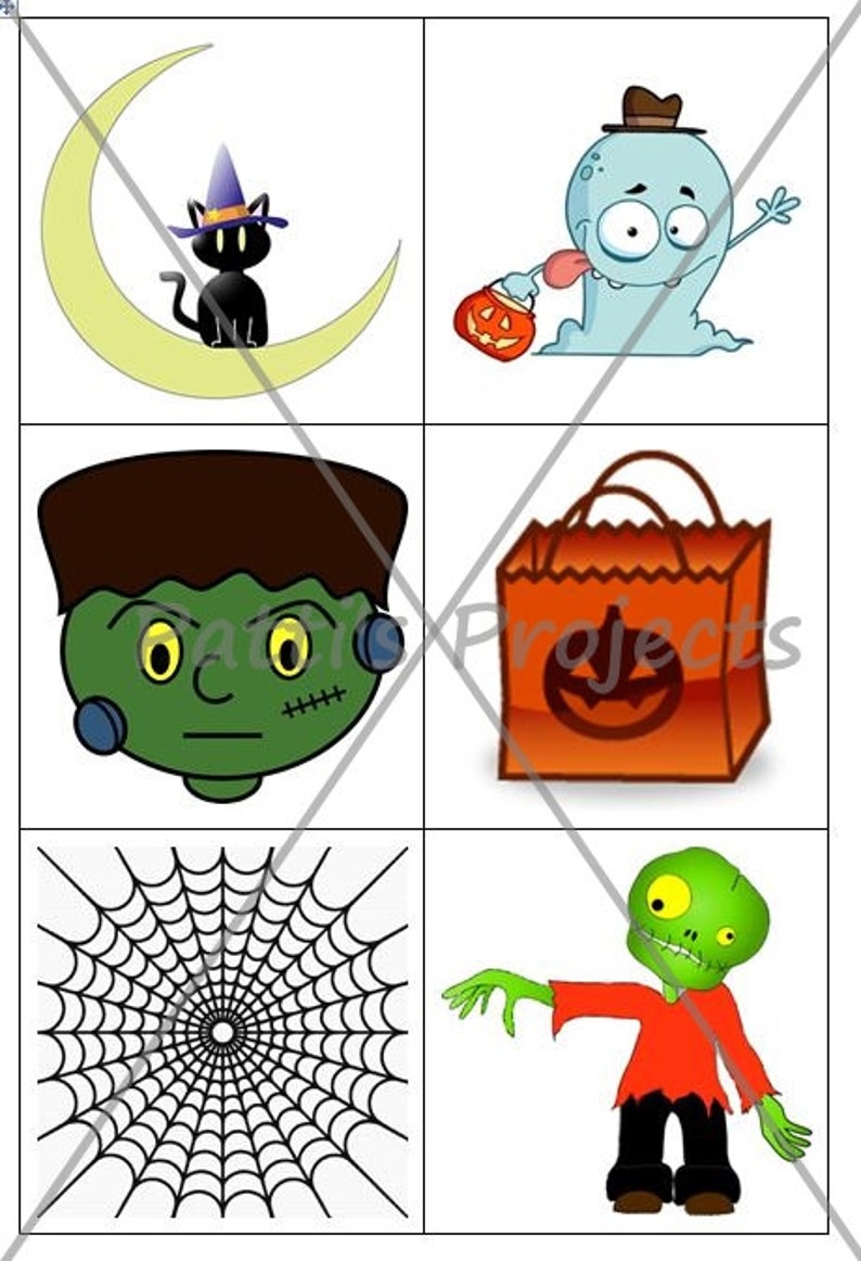 Halloween Bingo Game Digital Download - Etsy