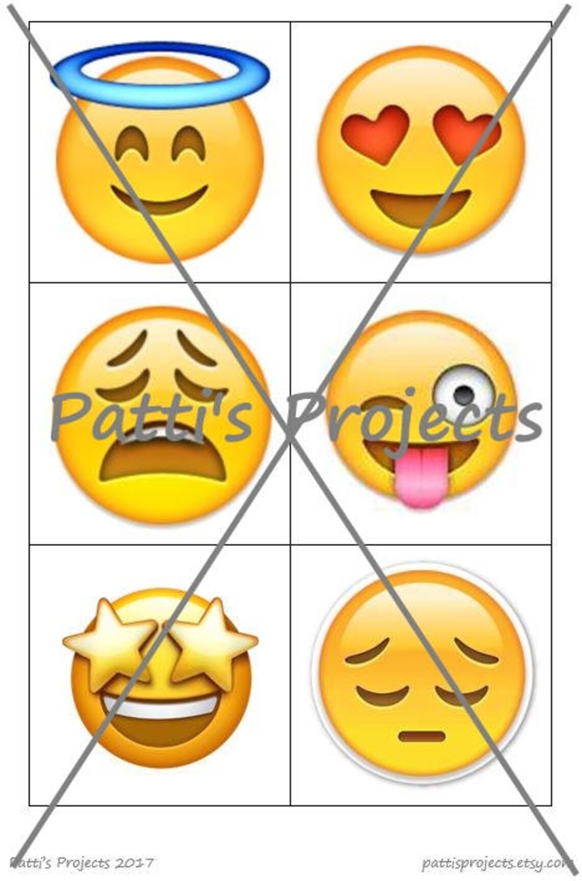 Emoji Inspired Bingo Game Digital Download - 30 Cards - Etsy