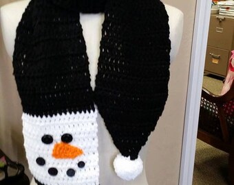 Snowman Scarf | Etsy