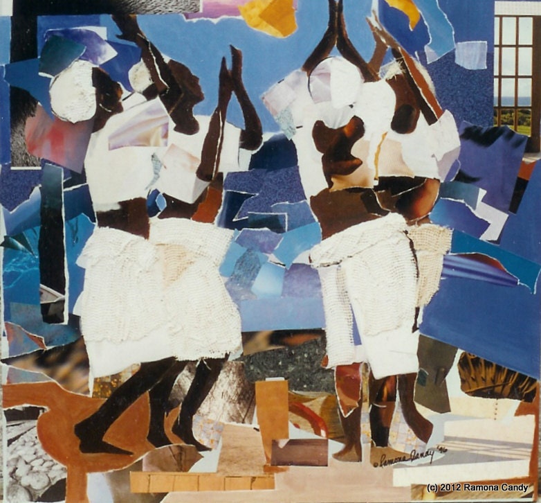 Moon Dance Art Print – African Diaspora Collage by Ramona Candy - Etsy
