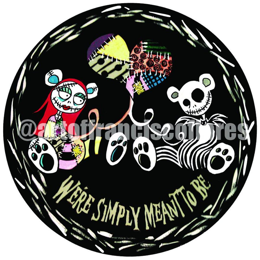 Spooky-sweet Sugar Bear Vinyl Sticker: Halloween Oddball - Etsy