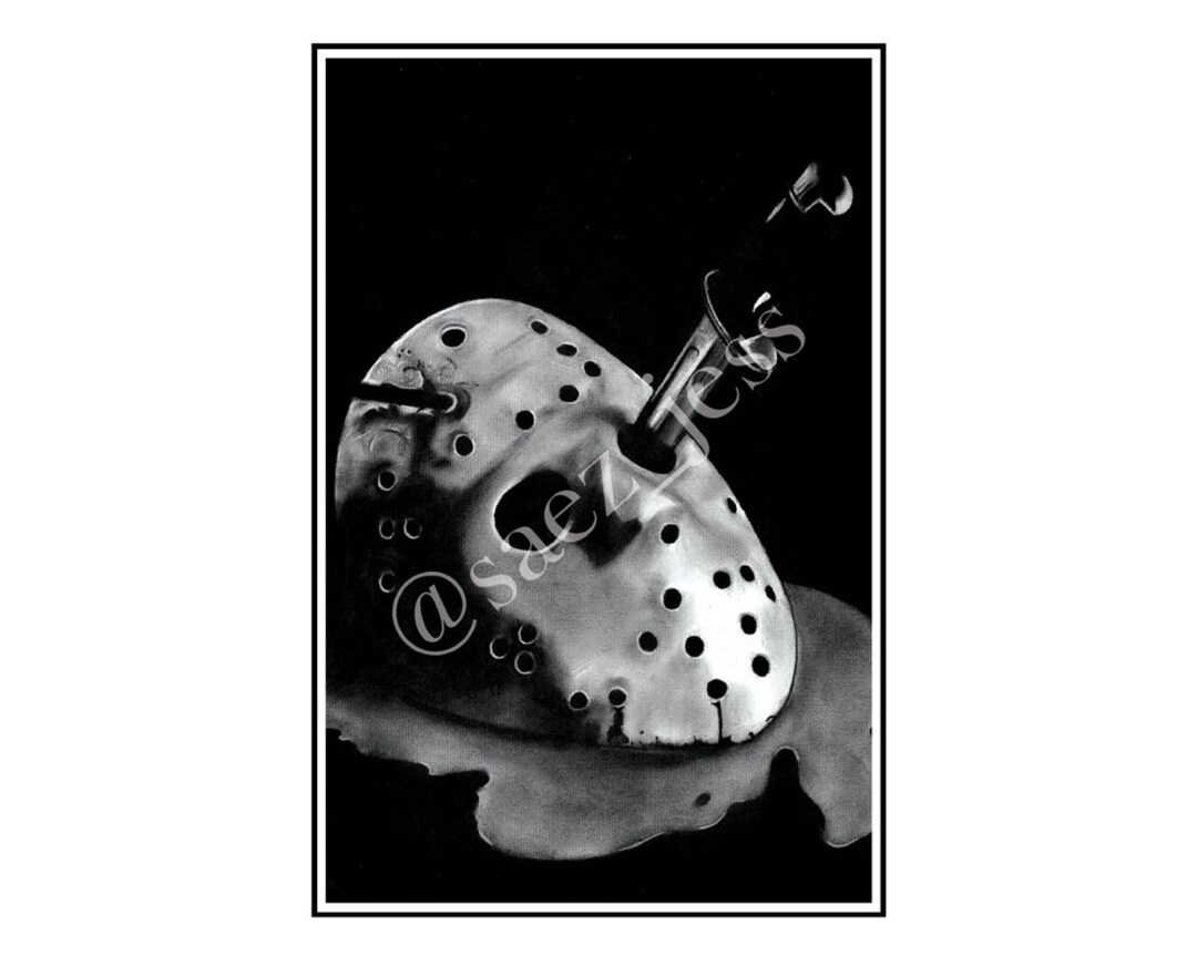 Friday the 13th the Final Chapter by Jessica Saez 8 1/2 X 11 Velvet Art ...
