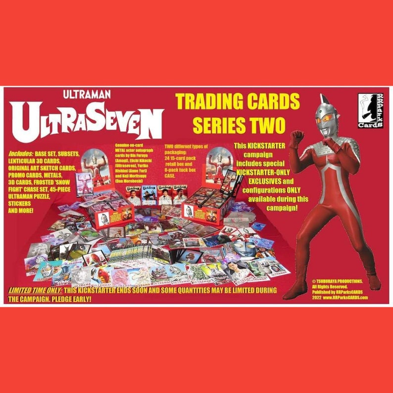 Return of Ultraman Sketch Card Series Two by Metal Hand Ultraseven ACEO ...