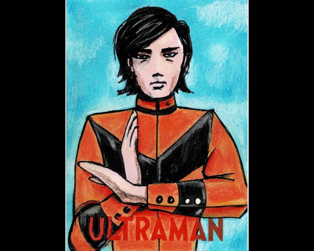 Return of Ultraman Sketch Card Series Two by Metal Hand Hideki Go ACEO ...