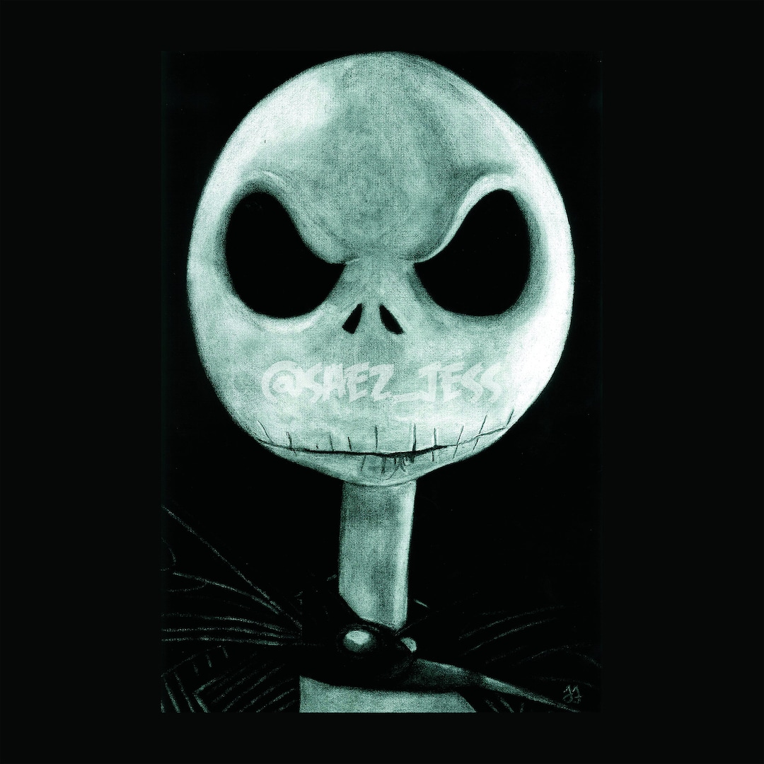 Mad Jack Skellington From the Nightmare Before Christmas 4x6 Postcard ...