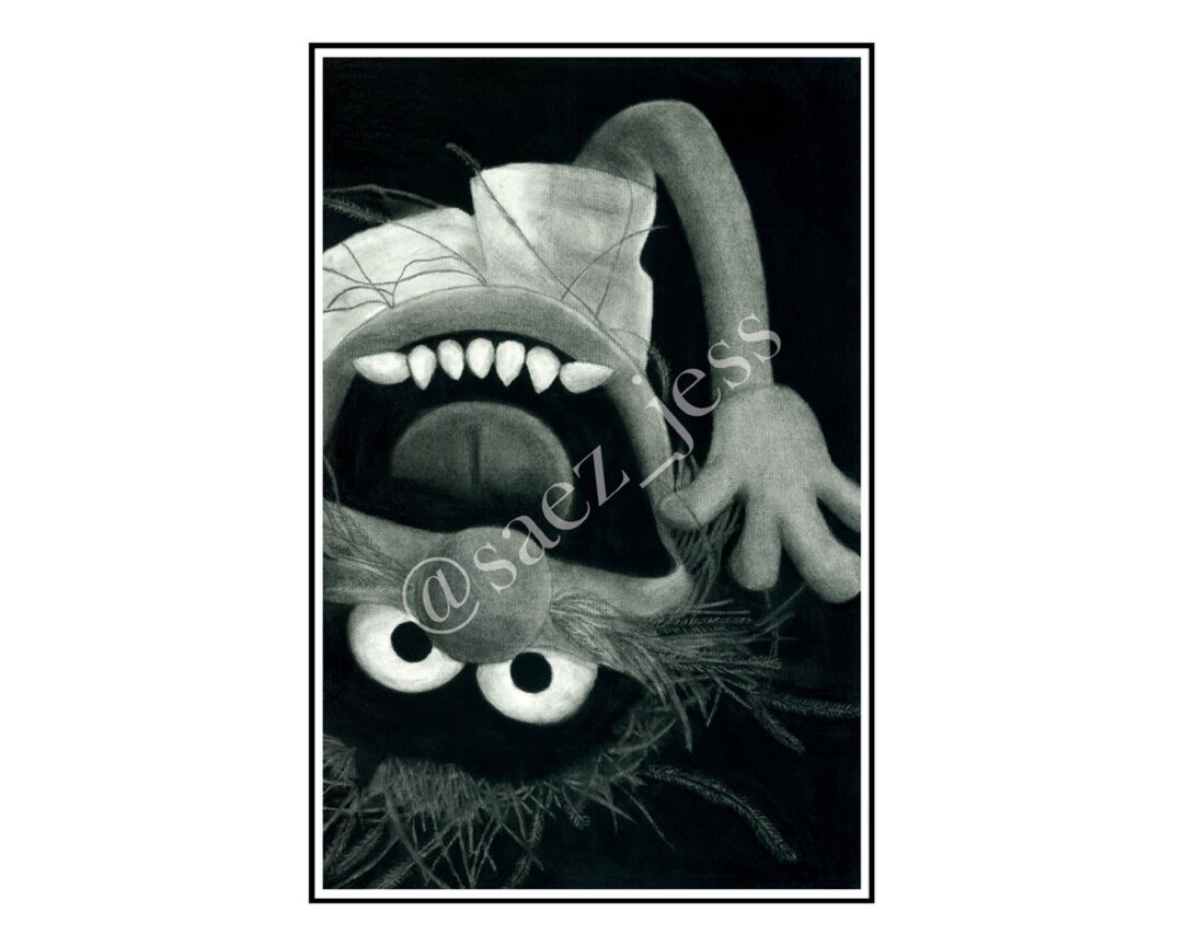 Animal by Jessica Saez 8 1/2 X 11 Velvet Art Print - Etsy