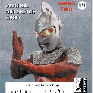 Return of Ultraman Sketch Card Series Two by Metal Hand Ultraseven ACEO ...