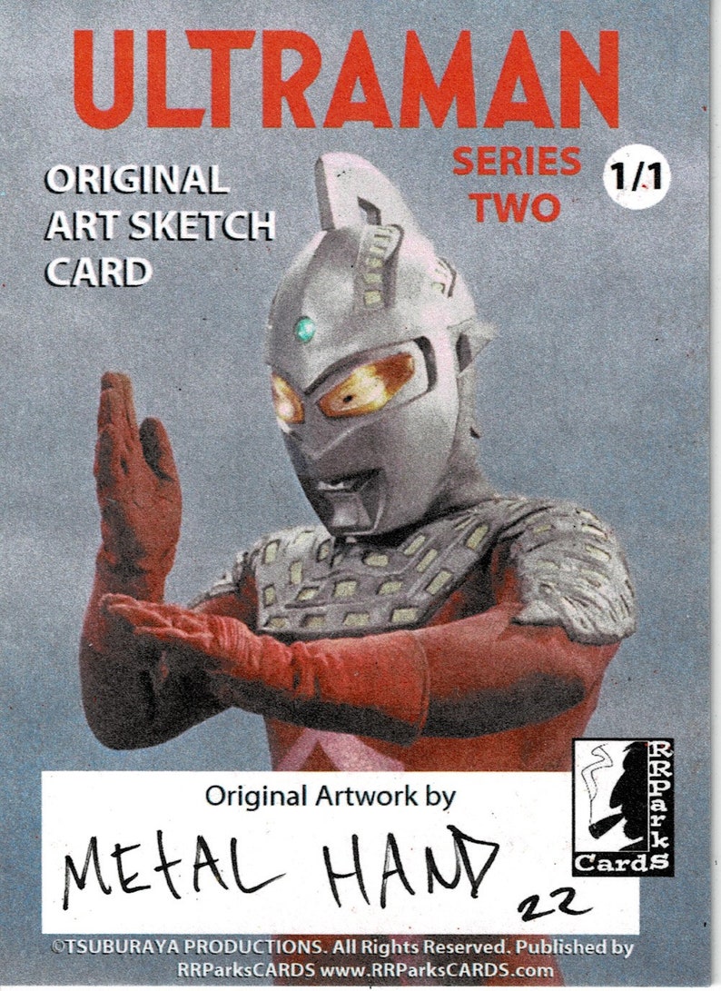 Return of Ultraman Sketch Card Series Two by Metal Hand Ultraseven ACEO ...