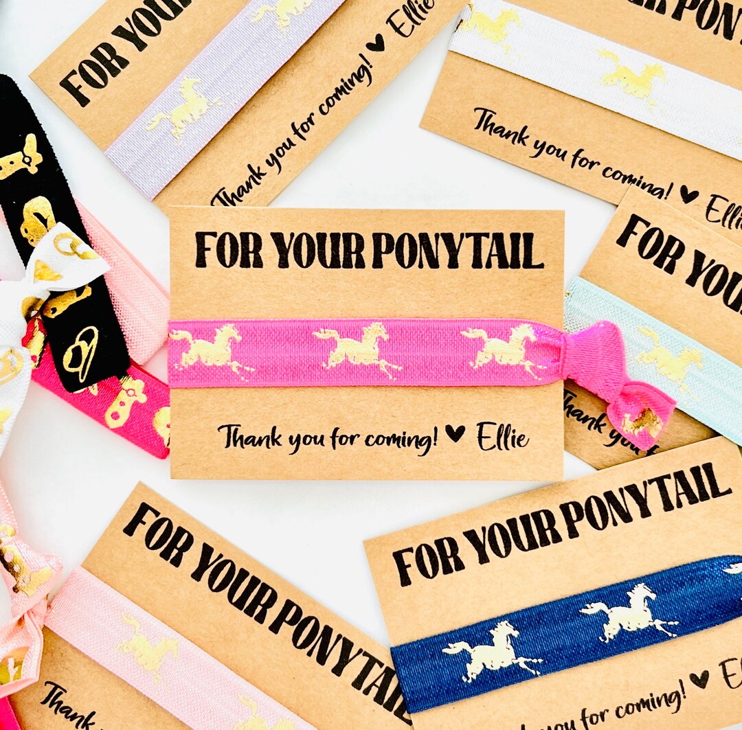 Girls Horse Party Favors | Horse Party Gifts, for Your Ponytail Horse ...