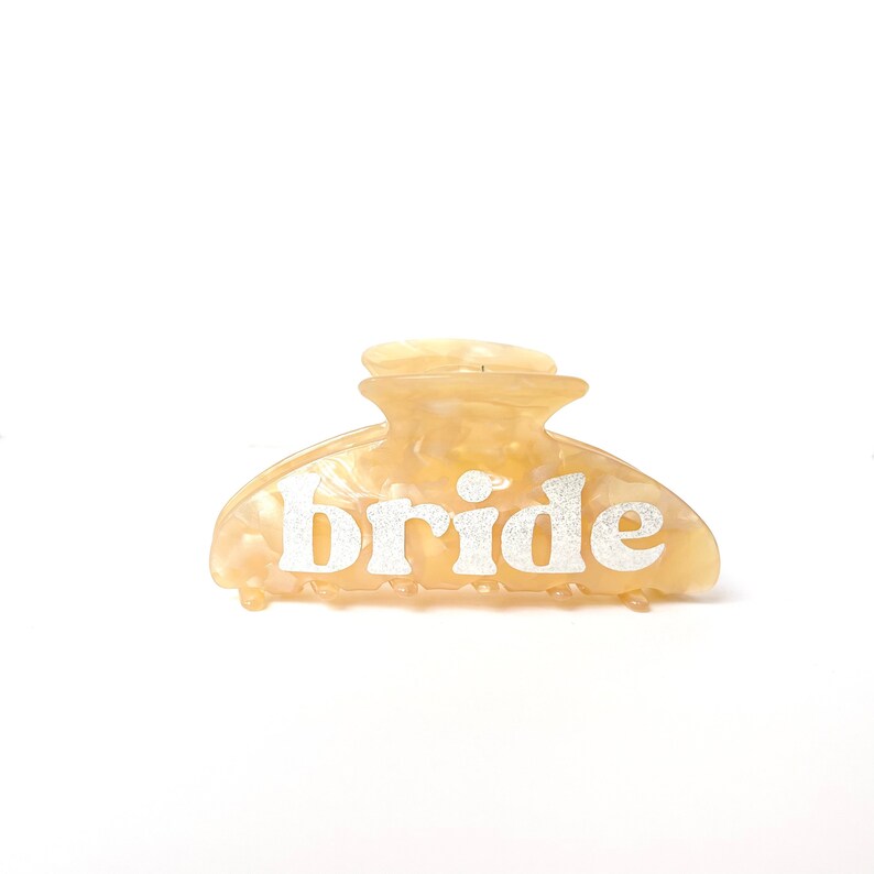 Custom Claw Clip Personalized Bridesmaid Gift Wedding Gift - Etsy