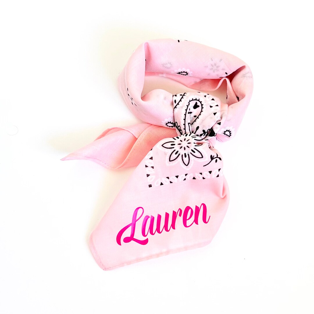 Custom Bandana's | Personalized Bachelorette Bandana's | Cowgirl Disco ...