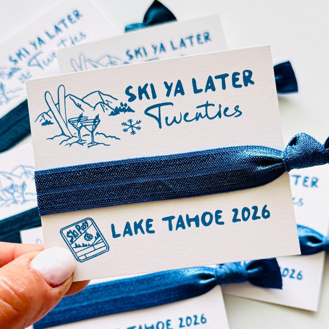 Ski Ya Later Twenties, 30th, 40th, 50th Birthday Favors | Girls Ski ...