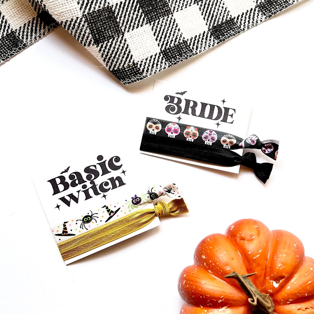 Basic Witch | Bride Spooky Halloween Boochelorette Bachelorette Hair ...