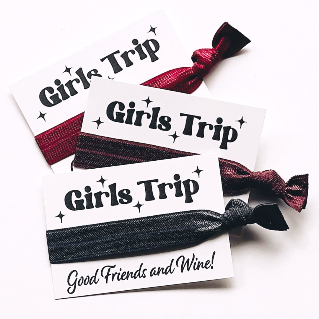 Girls Trip Good Friends and Wine! Mom Wine Weekend Getaway Gifts Hair ...