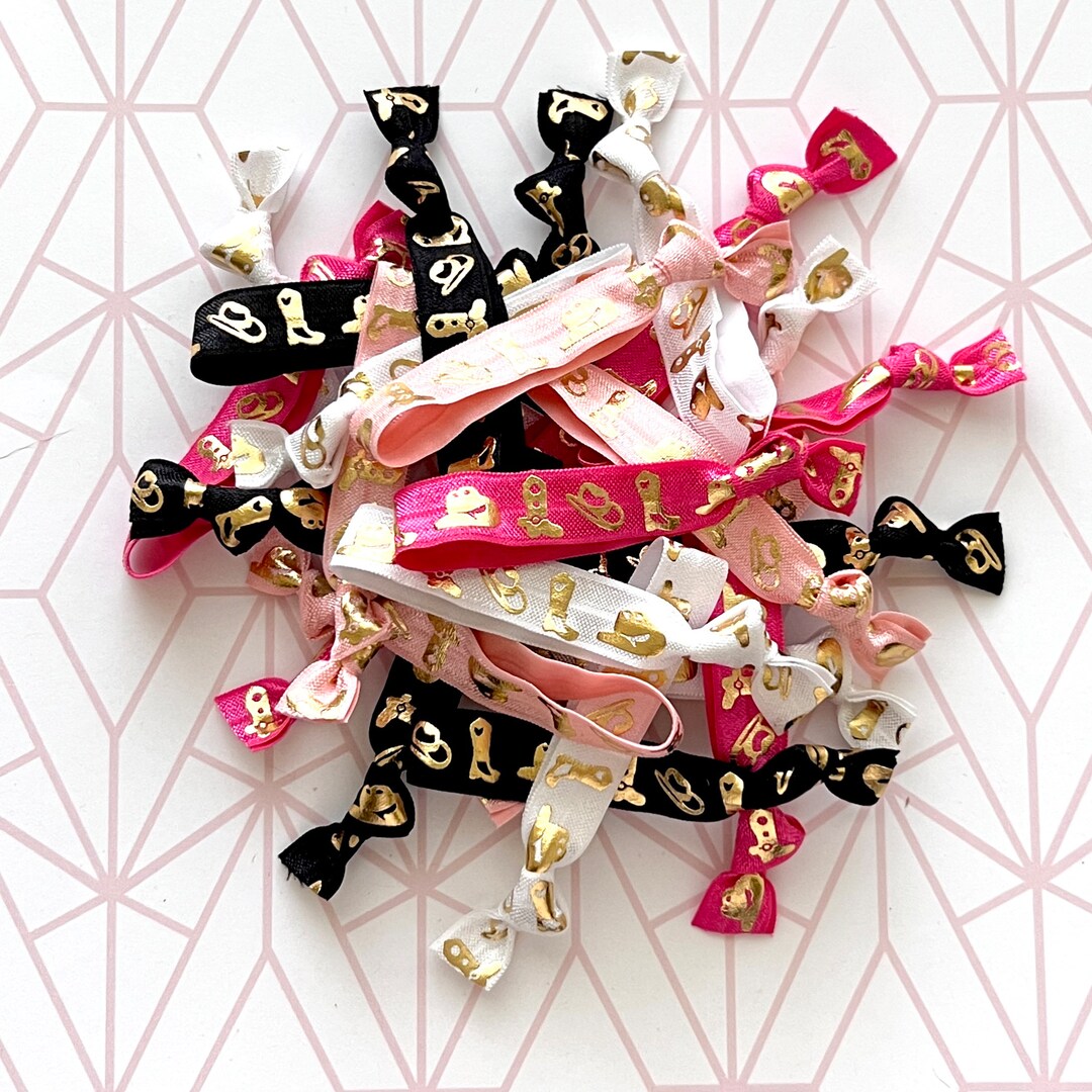 Western Cowboy Hat & Western Boot Hair Ties | Bulk Hair Ties, Parties ...