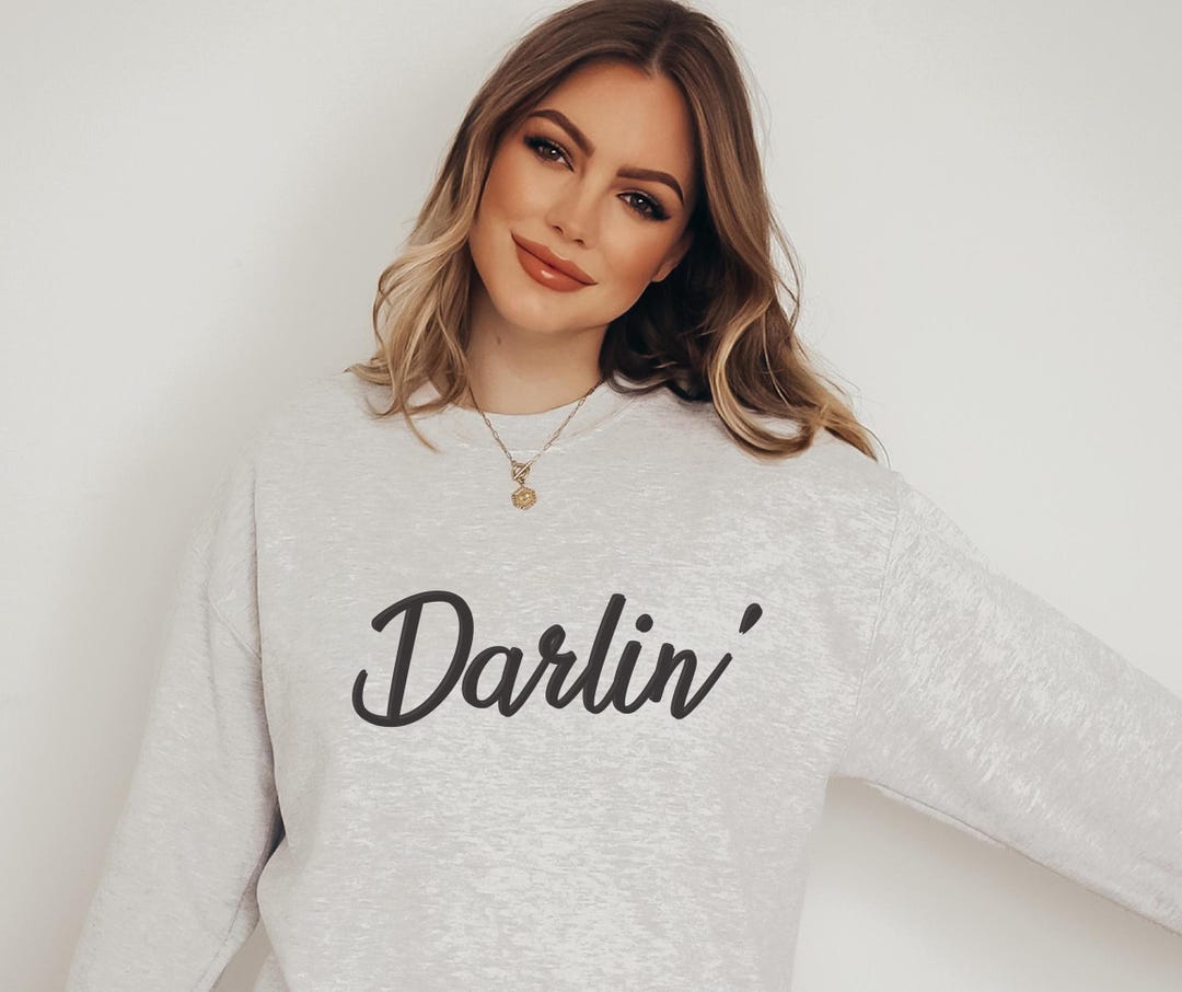 Darlin' Sweatshirt | Darlin' Graphic Sweatshirt | Unisex Heavy Blend™ Crewneck Sweatshirt - Etsy