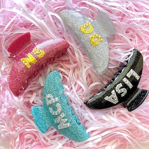 Personalized Hair Clip, Hair Claw, Bridesmaid Gift Wedding Gift Acetate ...