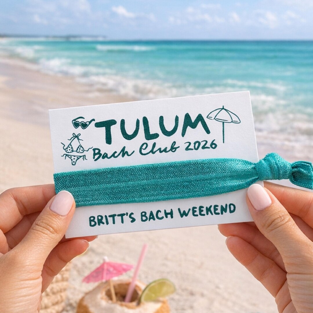 Tulum Bach Club Girls Trip | Tulum Birthday Favors | Mexico ...
