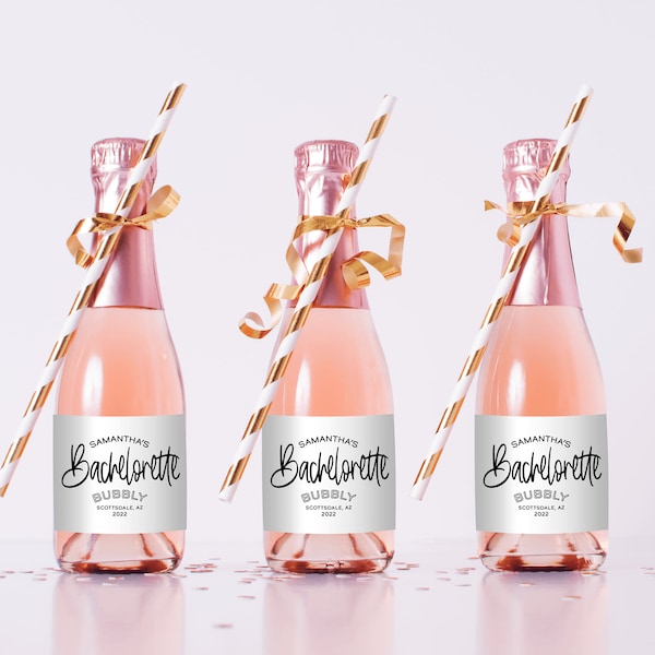 Mini Bottle Labels - Etsy