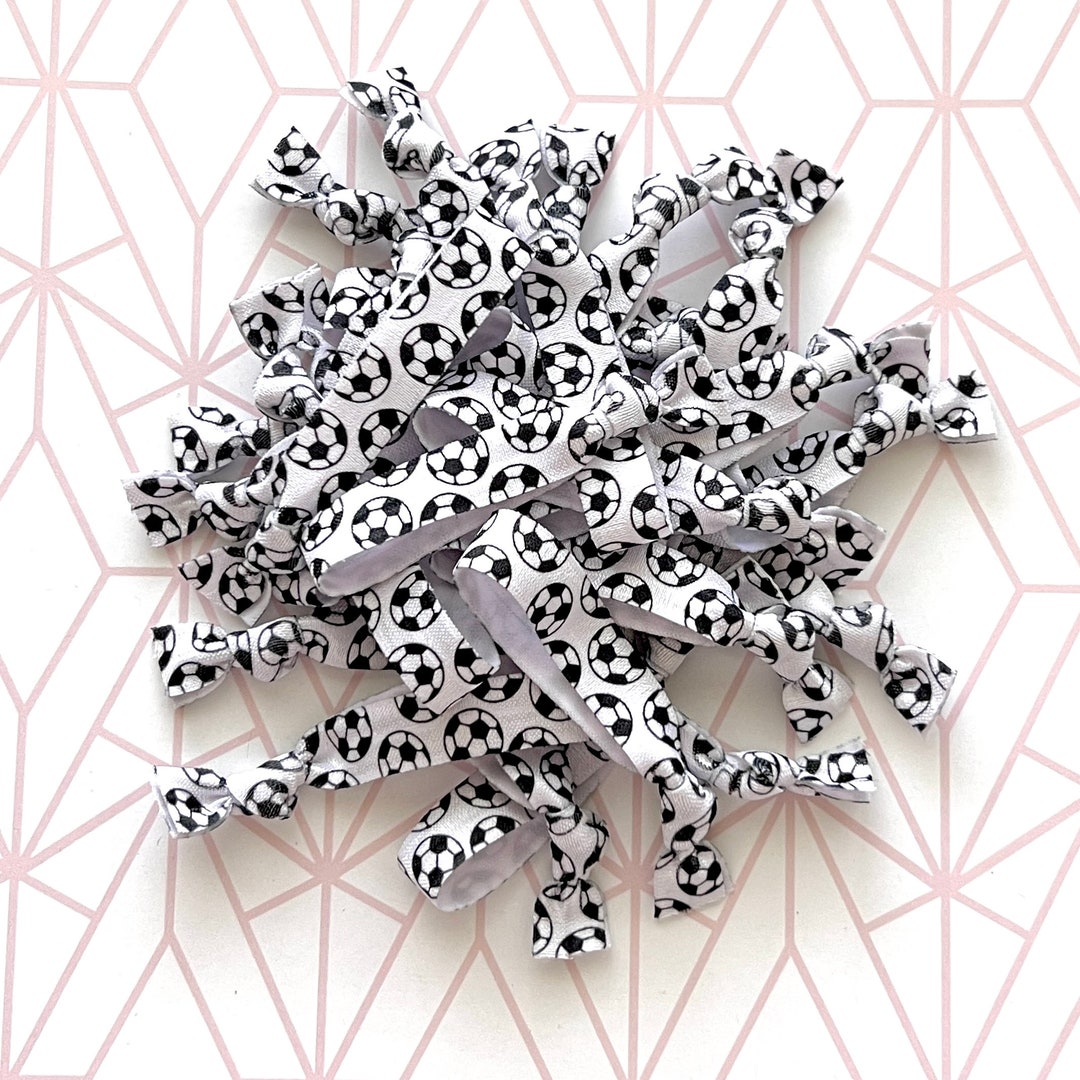 Soccer Hair Ties | Girls Soccer, Club Soccer Team Gifts, Soccer Hair ...