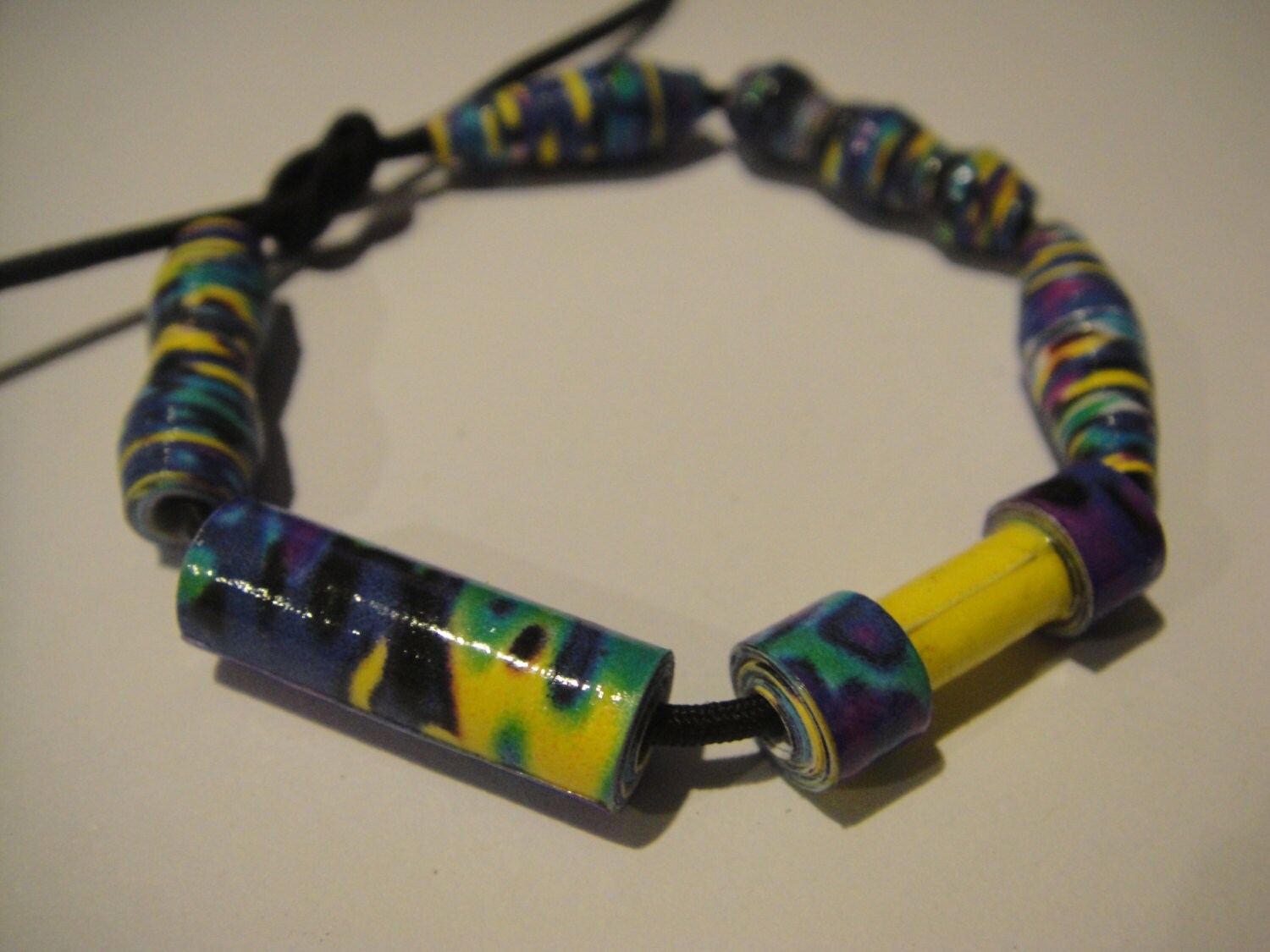 Retro Blue Paper Beads DIY READY to PRINT. 6 Templates & - Etsy