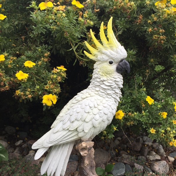 Cockatoo Figurine - Etsy