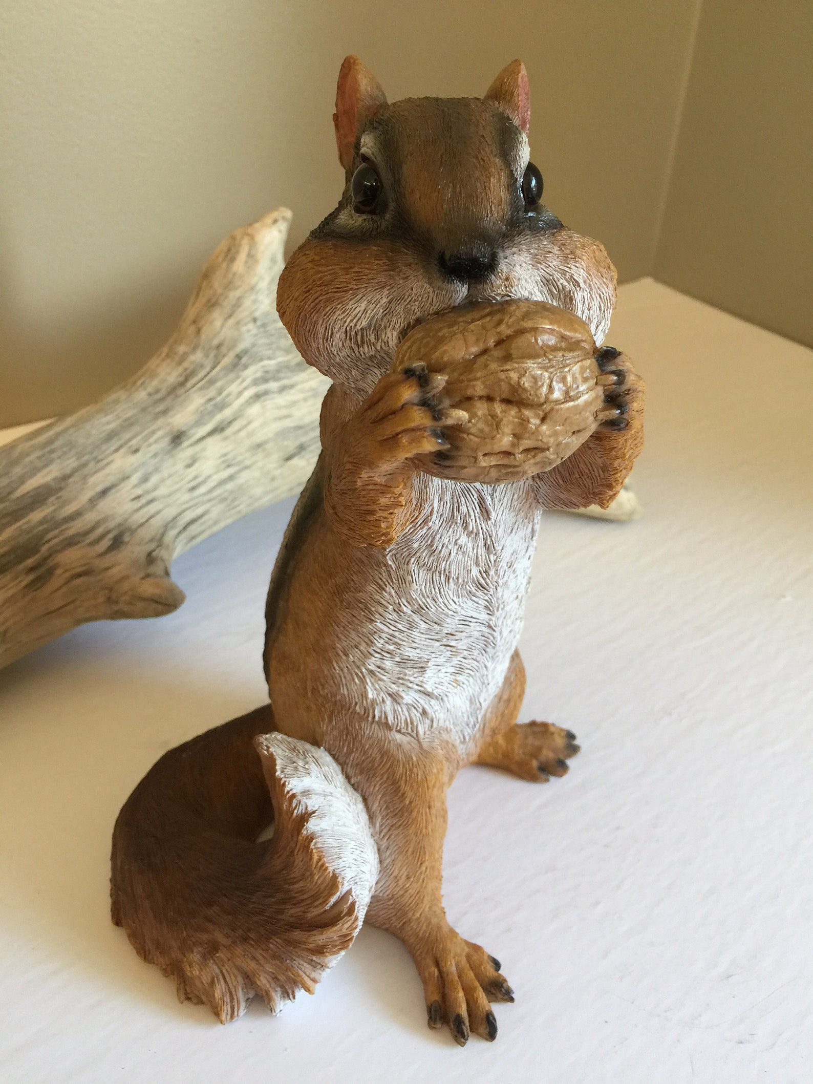 Chipmunk Standing With Nut Figurine Garden Statue Resin Yard - Etsy Canada
