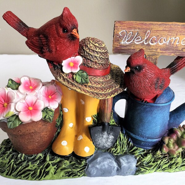 Cardinal and Straw - Etsy