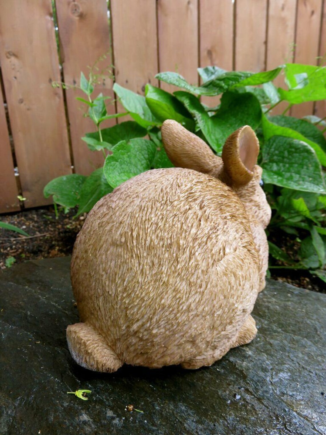 Rabbit Bunny Figurine Garden Statue Resin Countryside Farm | Etsy