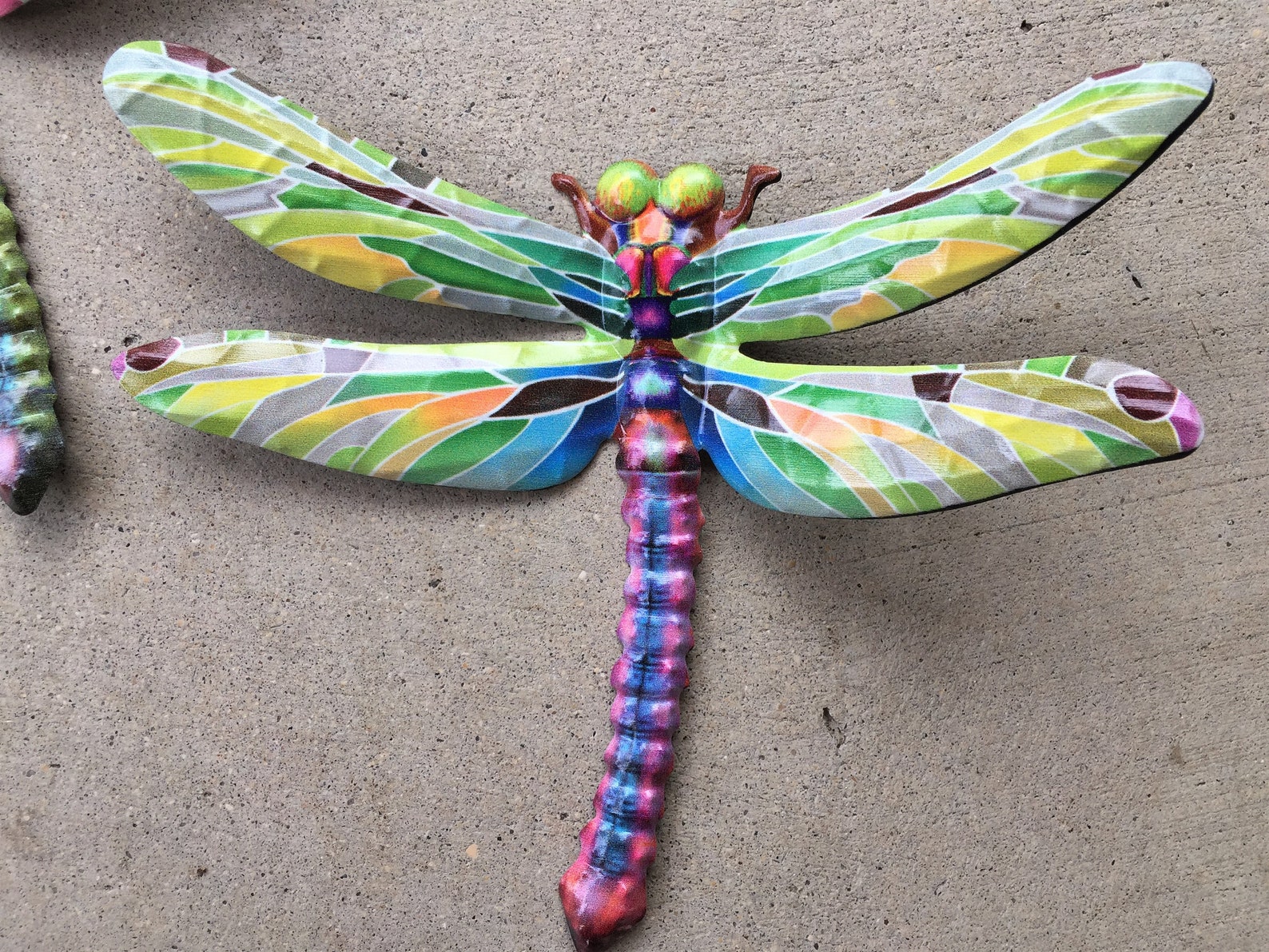 2 Metal Dragonflies Wall Plaques Signs/ Home Garden Decor/wall - Etsy