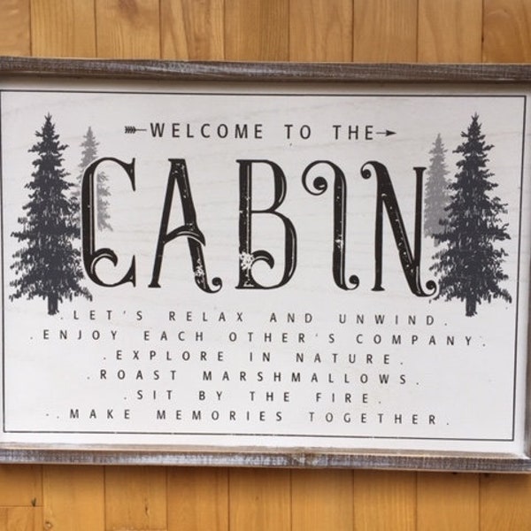 Cottage Cabin Signs - Etsy