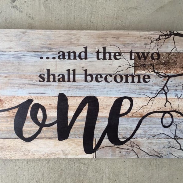 Two Become One - Etsy